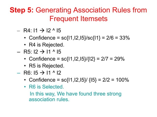 apriori algo.pptx for frequent itemset.. | PPT