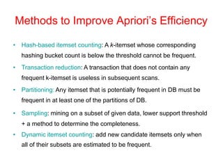 apriori algo.pptx for frequent itemset.. | PPT