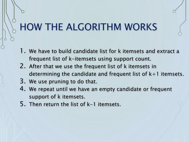 Apriori Algorithm Ppt