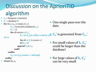 Apriori algorithm | PPTX