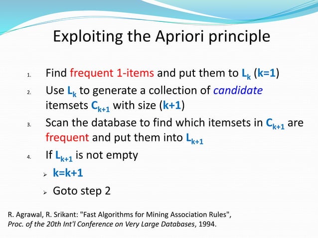 Apriori algorithm | PPTX