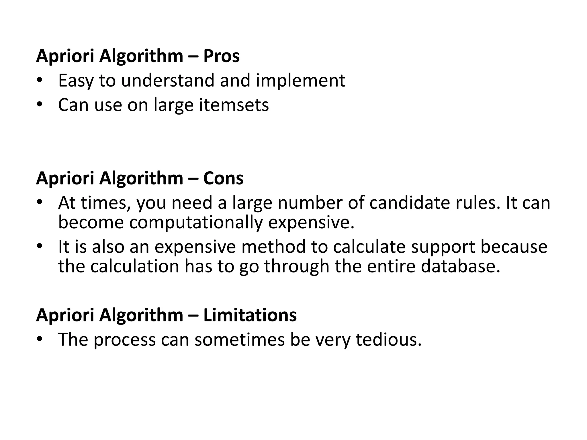 Apriori algorithm | PPTX