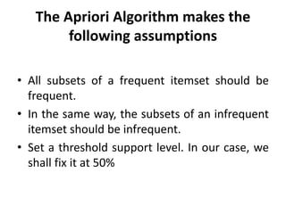 Apriori algorithm | PPTX
