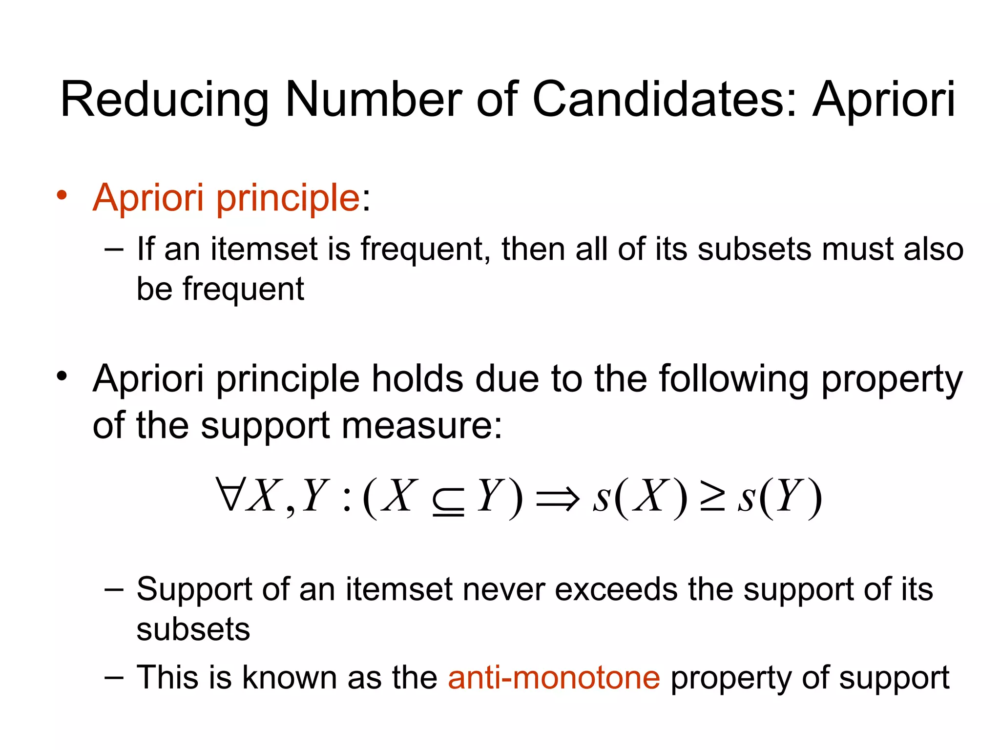 Apriori and Eclat algorithm in Association Rule Mining | PPT