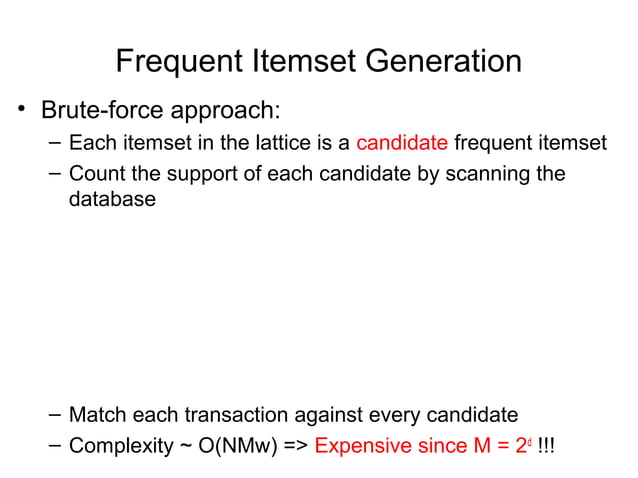 Apriori and Eclat algorithm in Association Rule Mining | PPT