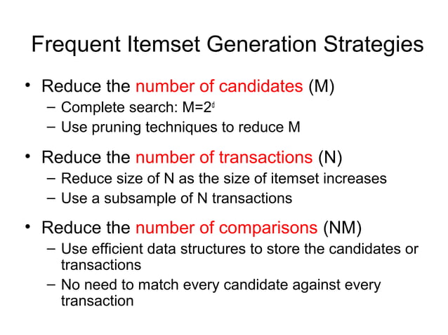 Apriori and Eclat algorithm in Association Rule Mining | PPT