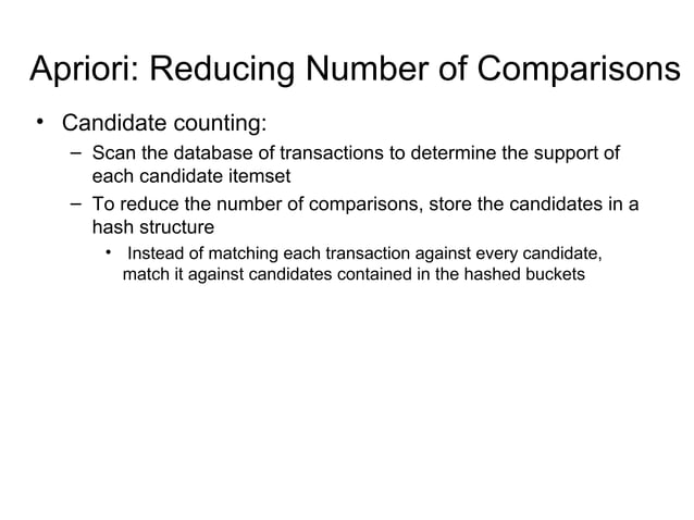 Apriori and Eclat algorithm in Association Rule Mining | PPT