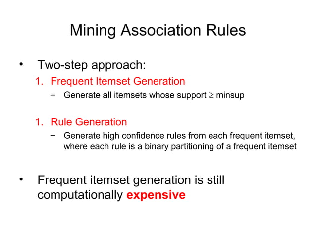 Apriori And Eclat Algorithm In Association Rule Mining Ppt