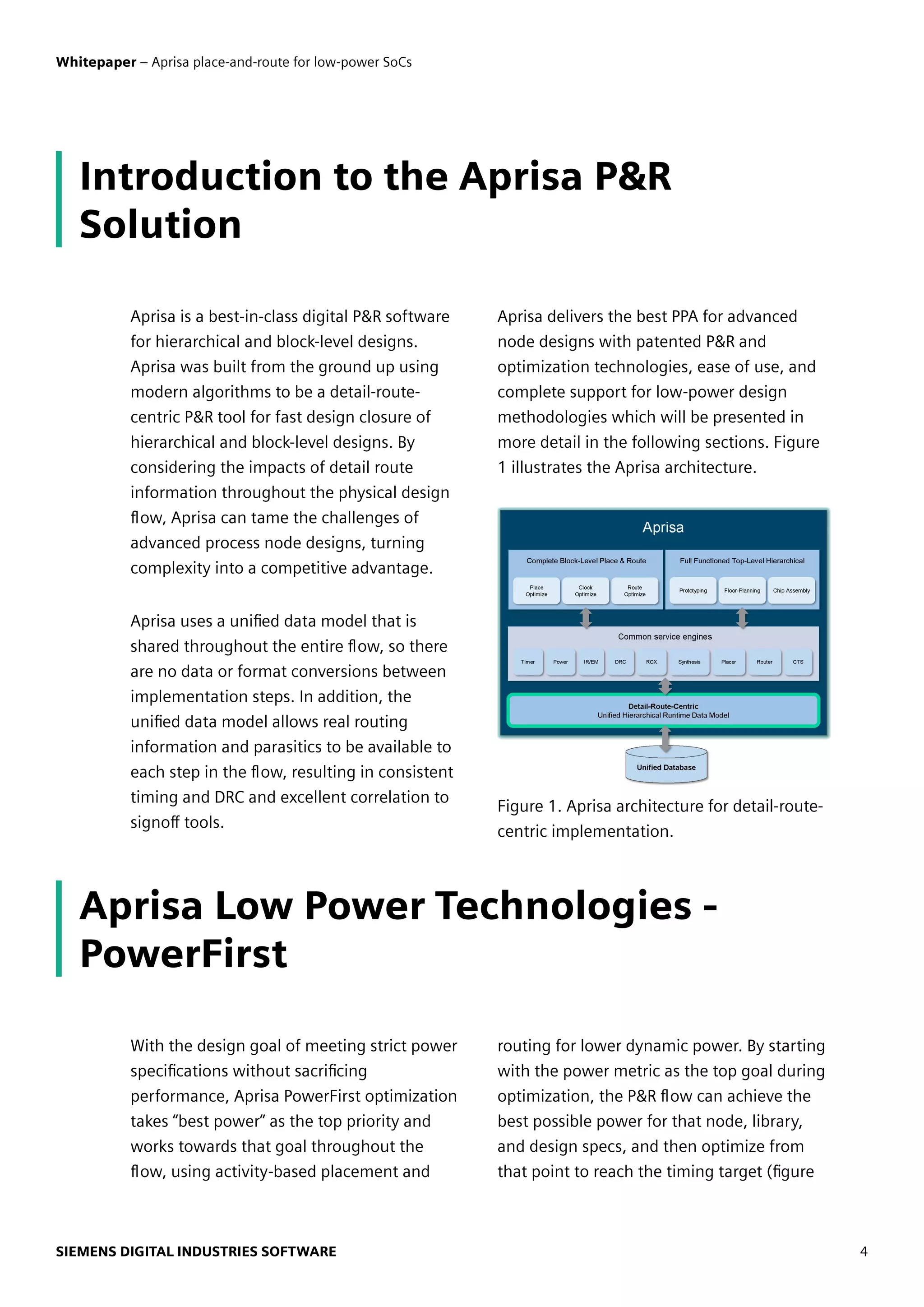 Aprisa place-and-route for low-power SoCs.pdf
