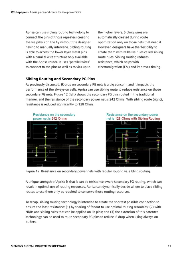 Aprisa place-and-route for low-power SoCs.pdf | Computer Software and Applications | Computing