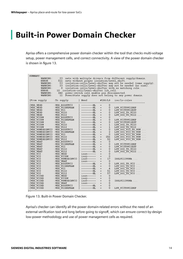 Aprisa place-and-route for low-power SoCs.pdf | Computer Software and Applications | Computing