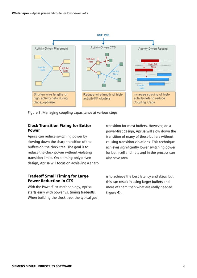 Aprisa place-and-route for low-power SoCs.pdf | Computer Software and Applications | Computing