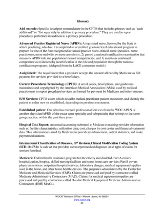 Medicare Payment, WOC Nursing Services | PDF