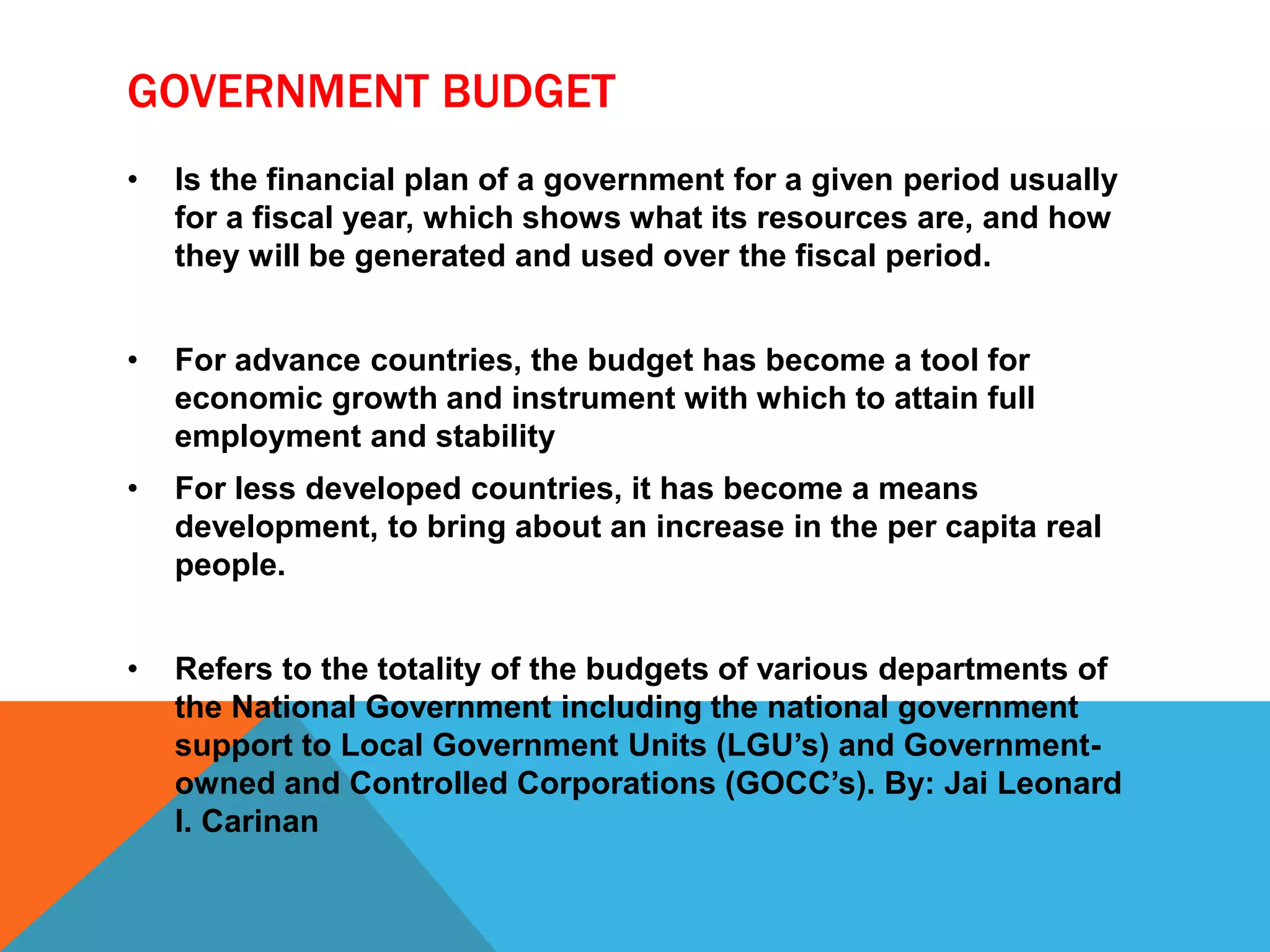 Aproaches, techniques, and appropriations in government | PPT