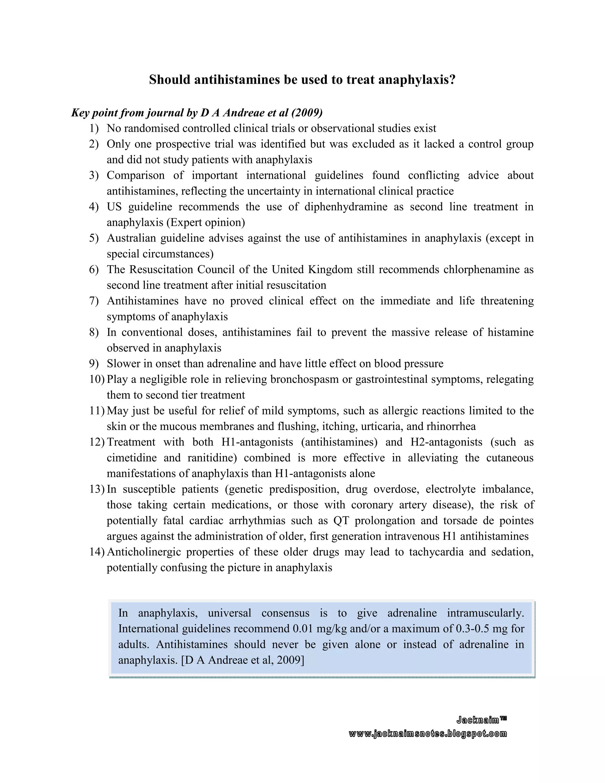 Aproach to anaphylaxis evidence based medicine | PDF | First Aid | Injuries