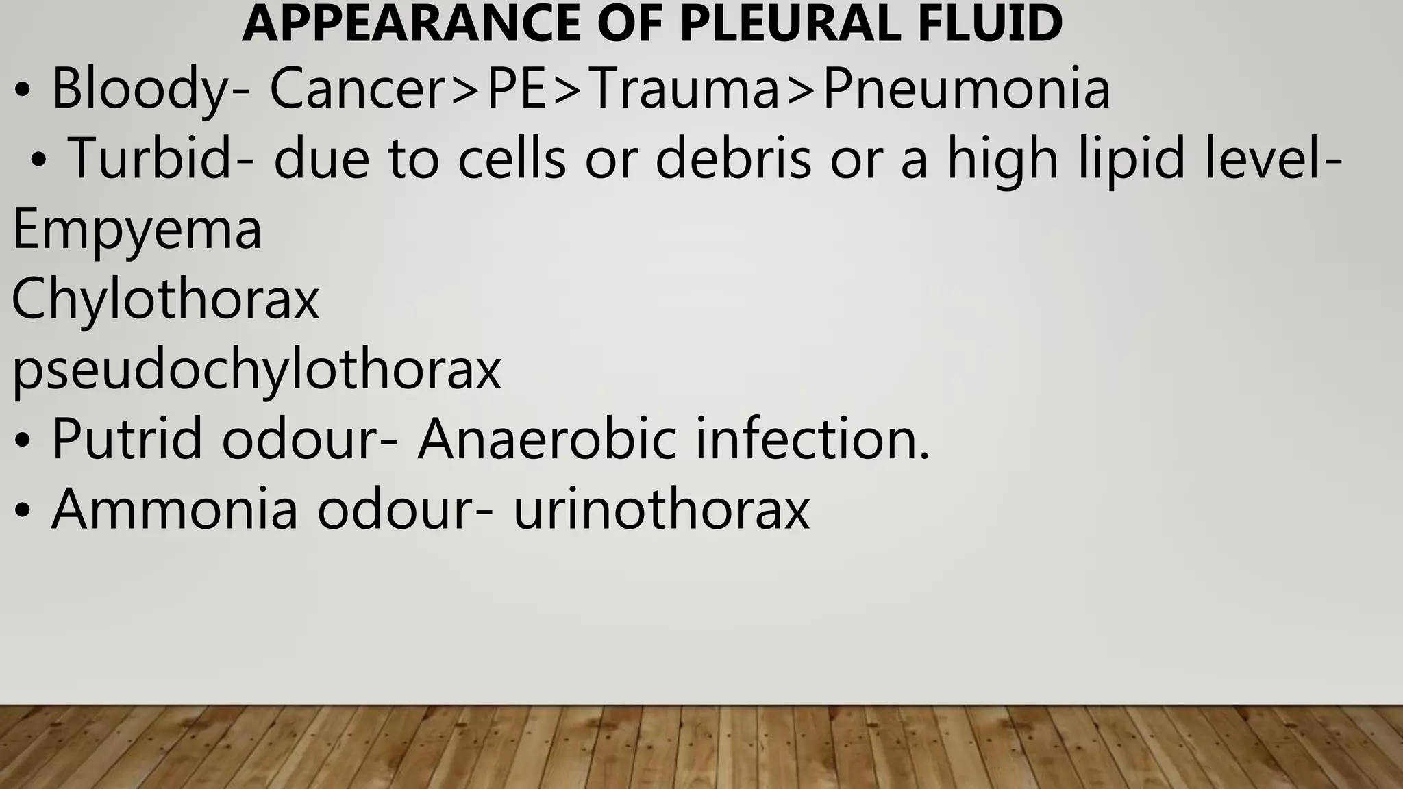 Aproach To Diagnosis of Pleural Effusion | PPTX