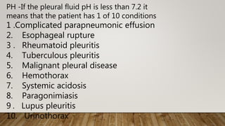 Aproach To Diagnosis of Pleural Effusion | PPTX