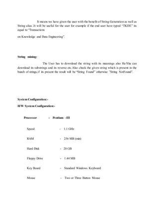 2014 IEEE JAVA DATA MINING PROJECT A probabilistic approach to string transformation | PDF
