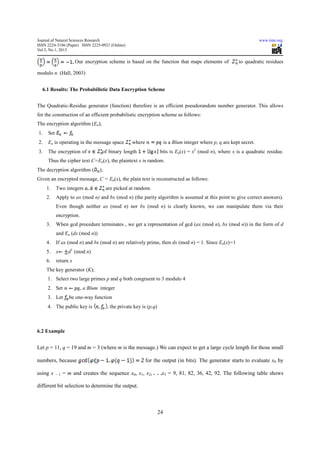 A probabilistic data encryption scheme (pdes) | PDF | Programming Languages | Computing