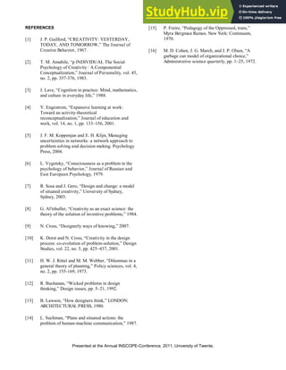 A Problem-Solving Game For Collective Creativity | PDF