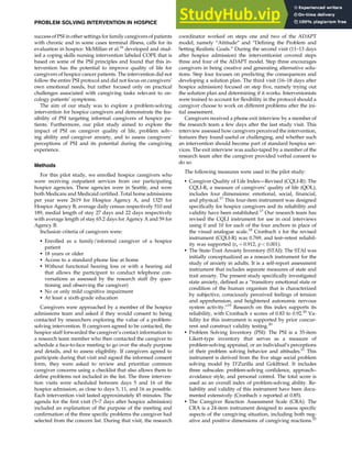 A Problem Solving Intervention for hospice caregivers a pilot study.pdf