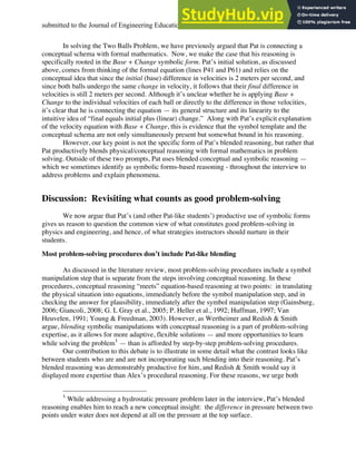 A Problem With Current Conceptions Of Expert Problem Solving | PDF