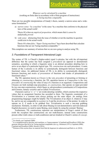 A Procedural Interpretation Of The Church-Turing Thesis | PDF