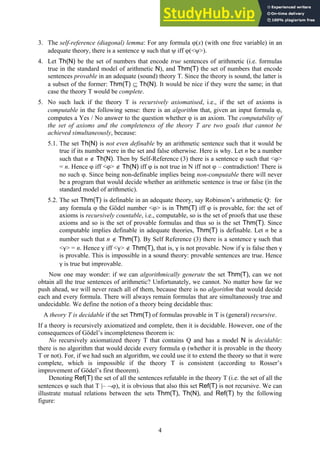 A Procedural Interpretation Of The Church-Turing Thesis | PDF