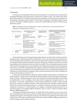 A Process-Centered Approach to the Description of Clinical Pathways ...