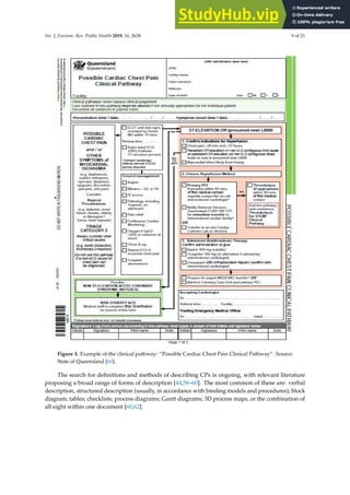 A Process-Centered Approach to the Description of Clinical Pathways ...