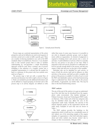 A Process Based Approach To Business Risk Analysis The Royal Navy Experience | PDF