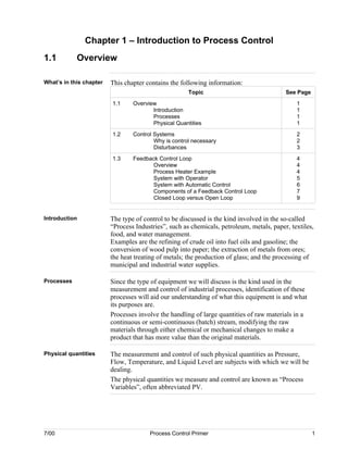 A process control primer | PDF