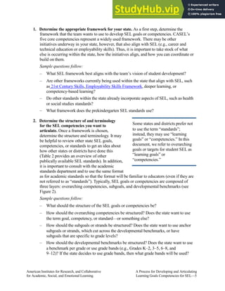 A Process For Developing And Articulating Learning Goals Or ...