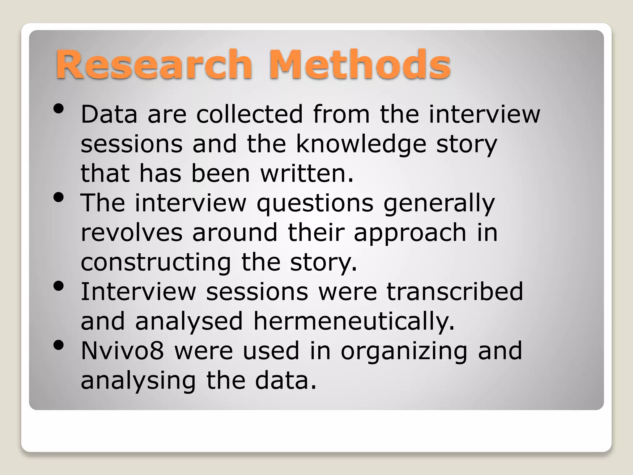 A process framework to capture tacit knowledge using storytelling | PPTX