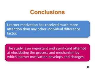 A process model of l2 learners’motivation | PPTX
