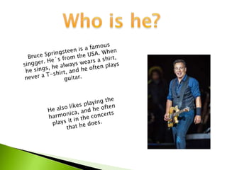 A profile of a famous person | PPTX