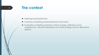 A profile of social protection in pakistan | PPTX
