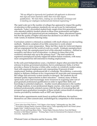 A Profile Of The Indian Education System | PDF