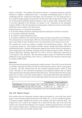 A Project-Based Elementary Statistics Course | PDF