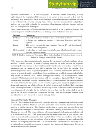 A Project-Based Elementary Statistics Course | PDF