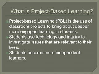 A Project Based Learning Experience | PPT