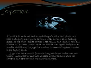 A project on POINTING DEVICES... | PPTX