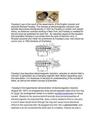 physics project on electromagnetic inducion | DOCX