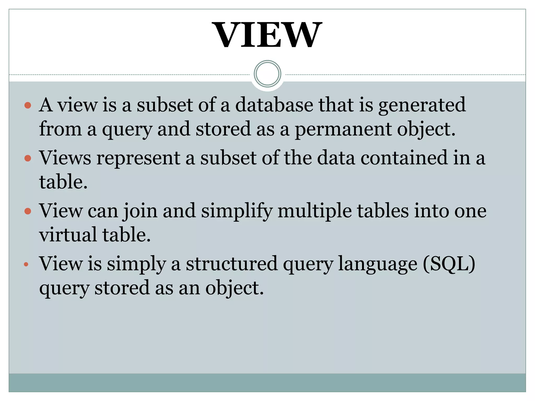 A Project On Dbms And Rdms Pptx Databases Computer Software And