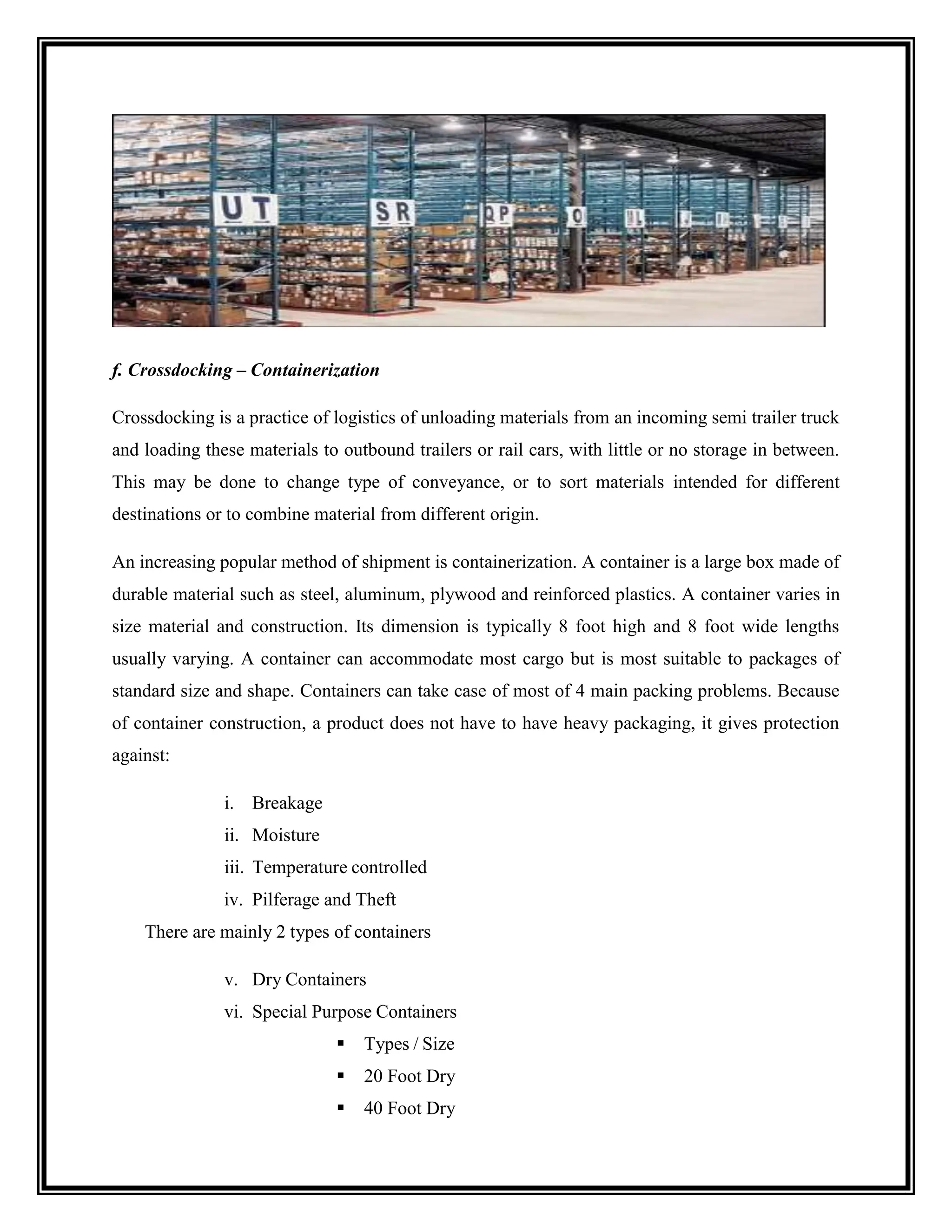 A project on e-kart logistics in supply chain management | DOCX