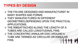 A project on expended surface fin | PPT