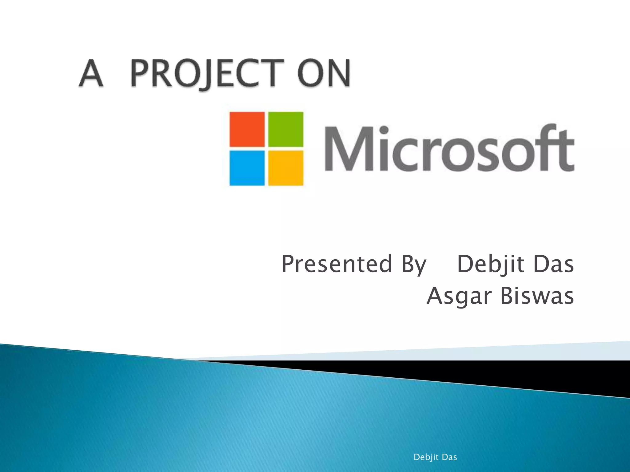 A project on microsoft | PPTX