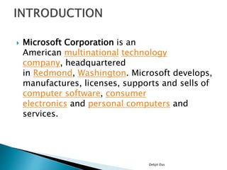 A project on microsoft | PPTX