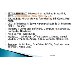 A project on microsoft | PPTX