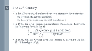 A Project on Pi | PPTX